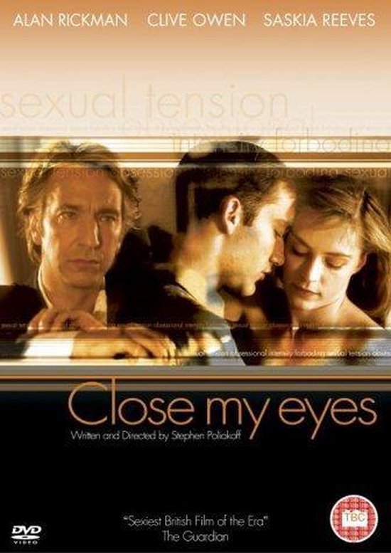 Close My Eyes Alan Rickman Import Dvd Dvds