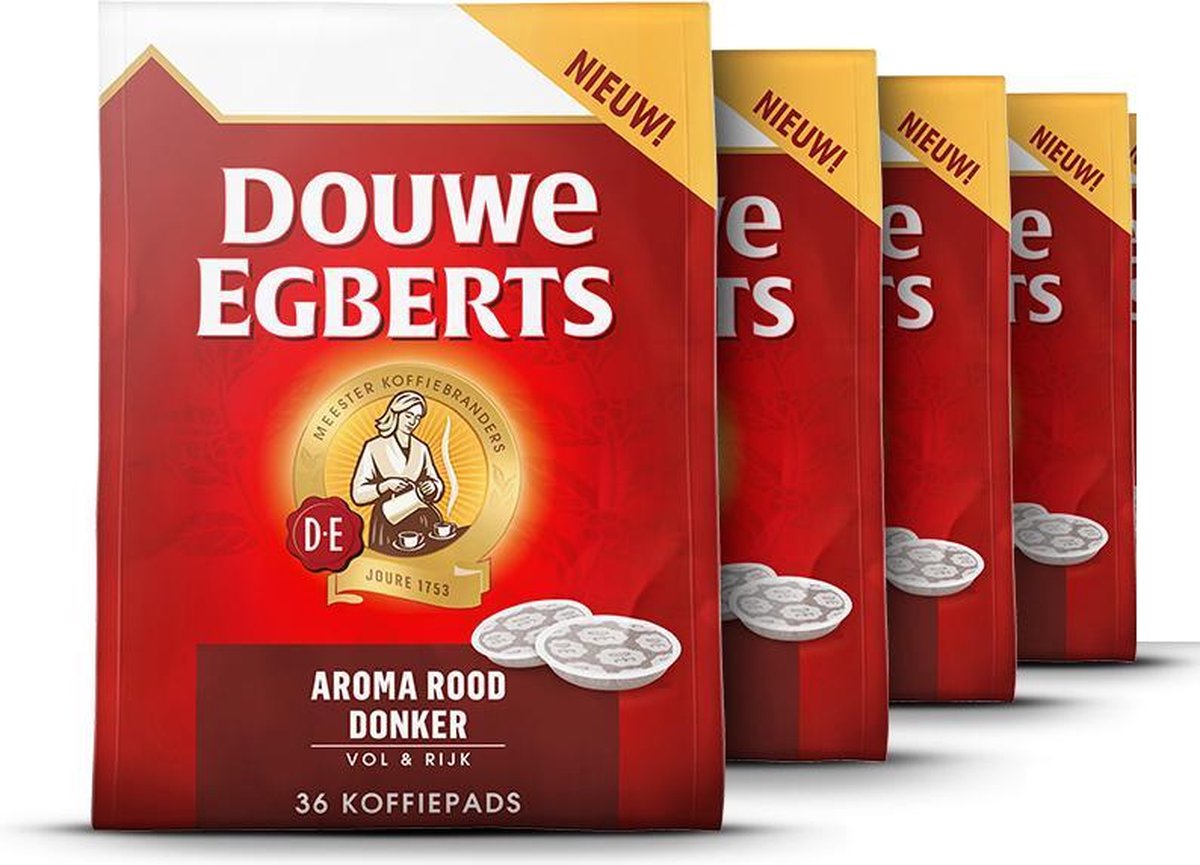 Douwe Egberts Aroma Rood Donker koffiepads - voor in je Senseo® machine ...