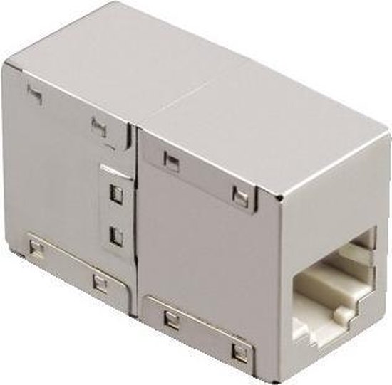 Hama CAT 5-Adapter 2 x 8p8c(RJ 45) Socket Grijs | bol