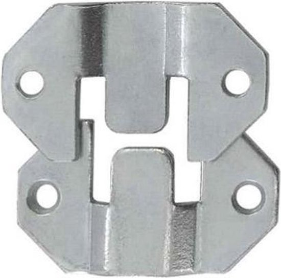 Vynex meubelverbinder verzinkt staal 24x40mm - 8st | bol