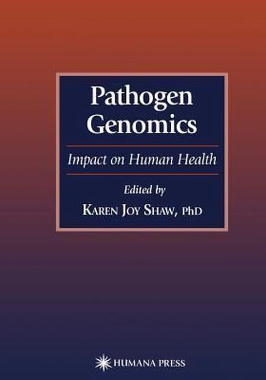 Pathogen Genomics | 9781468496833 | Boeken | bol.com