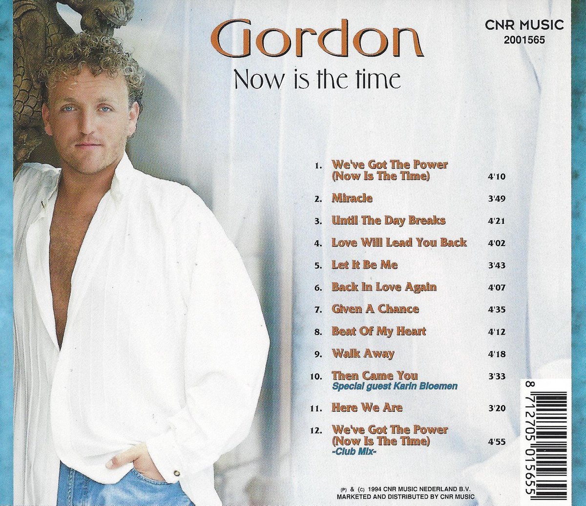 Gordon - Now is the time, Gordon | CD (album) | Muziek | bol.com