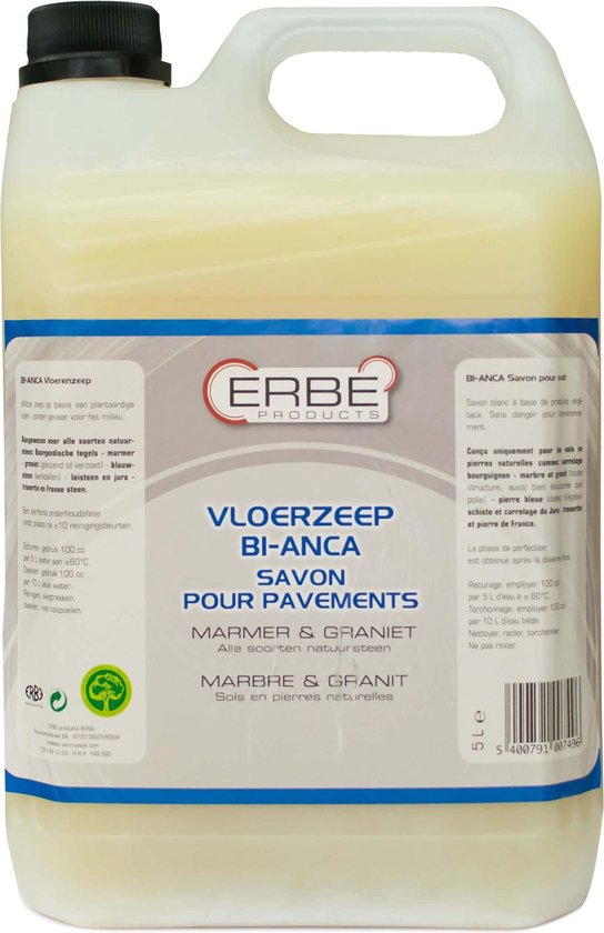 Erbe Vloerzeep Bi-Anca (marmer en graniet) - 5 liter | bol