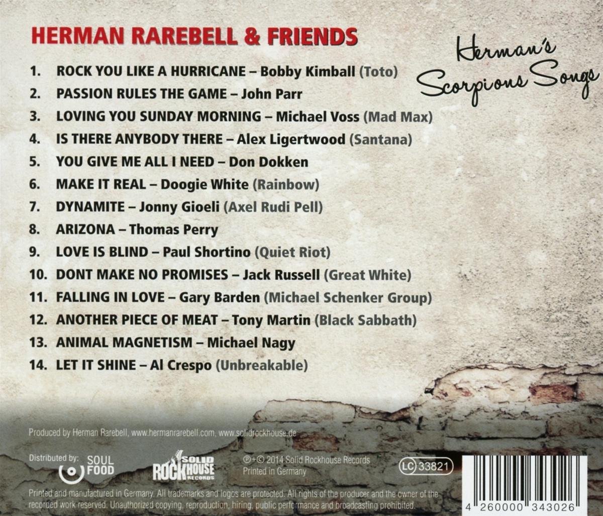 Herman's Scorpion Songs, Herman Rarebell & Friends | CD (album ...