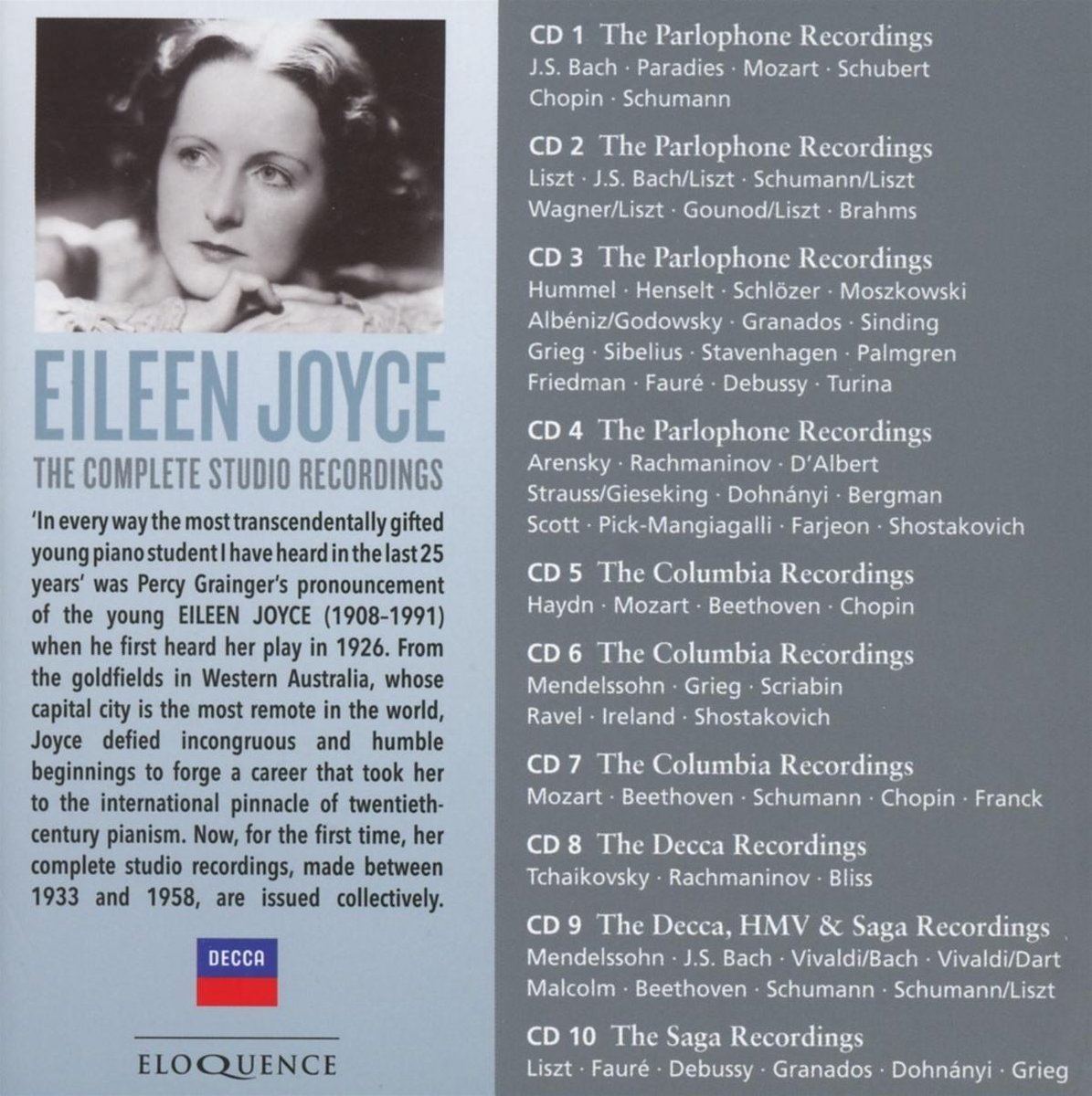 Eileen Joyce - The Complete Studio Recordings, Eileen Joyce | CD (album ...