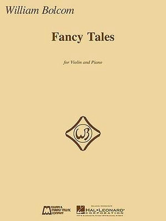 Fancy Tales, William Bolcom | 9781423475453 | Boeken | bol.com