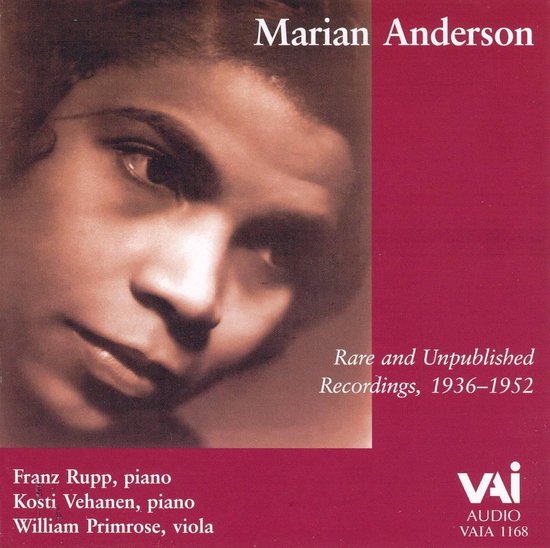 Rare And Unpublished Recordings 193, Marian Anderson | CD (album ...