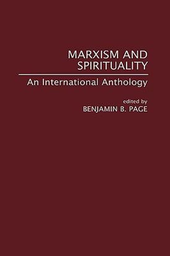 Marxism and Spirituality, Benjamin Page | 9780897892919 | Livres | bol
