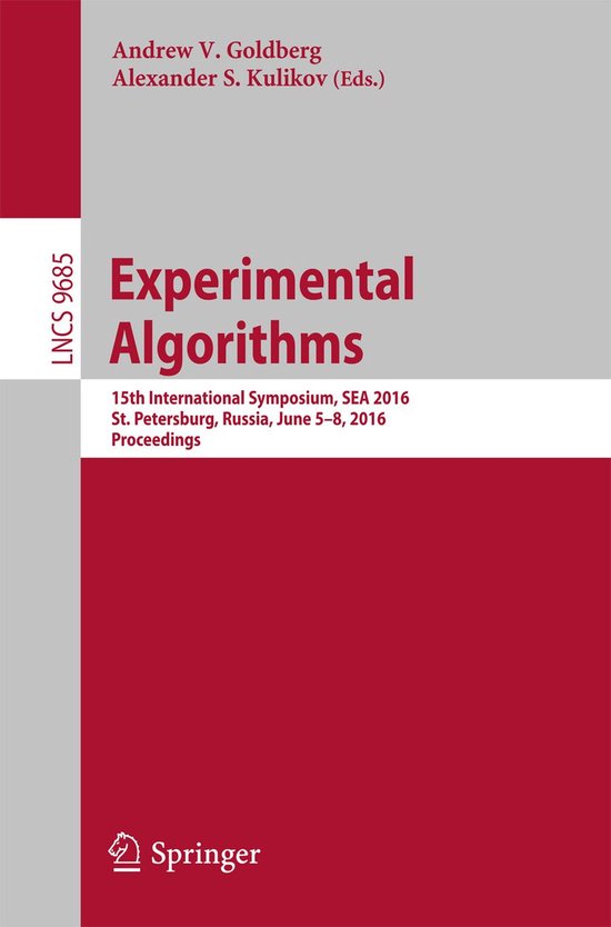Lecture Notes in Computer Science 9685 - Experimental Algorithms (ebook ... Lecture Notes in Computer Science 9685 - Experimental Algorithms (ebook ...