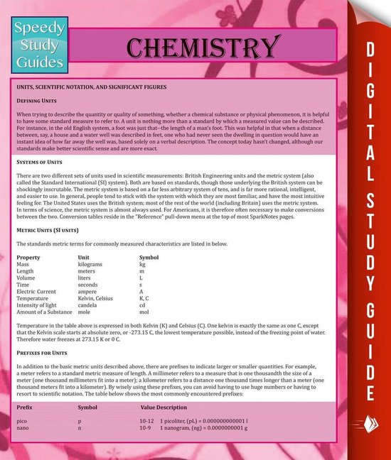 Chemistry (Speedy Study Guides) (ebook), Speedy Publishing ...