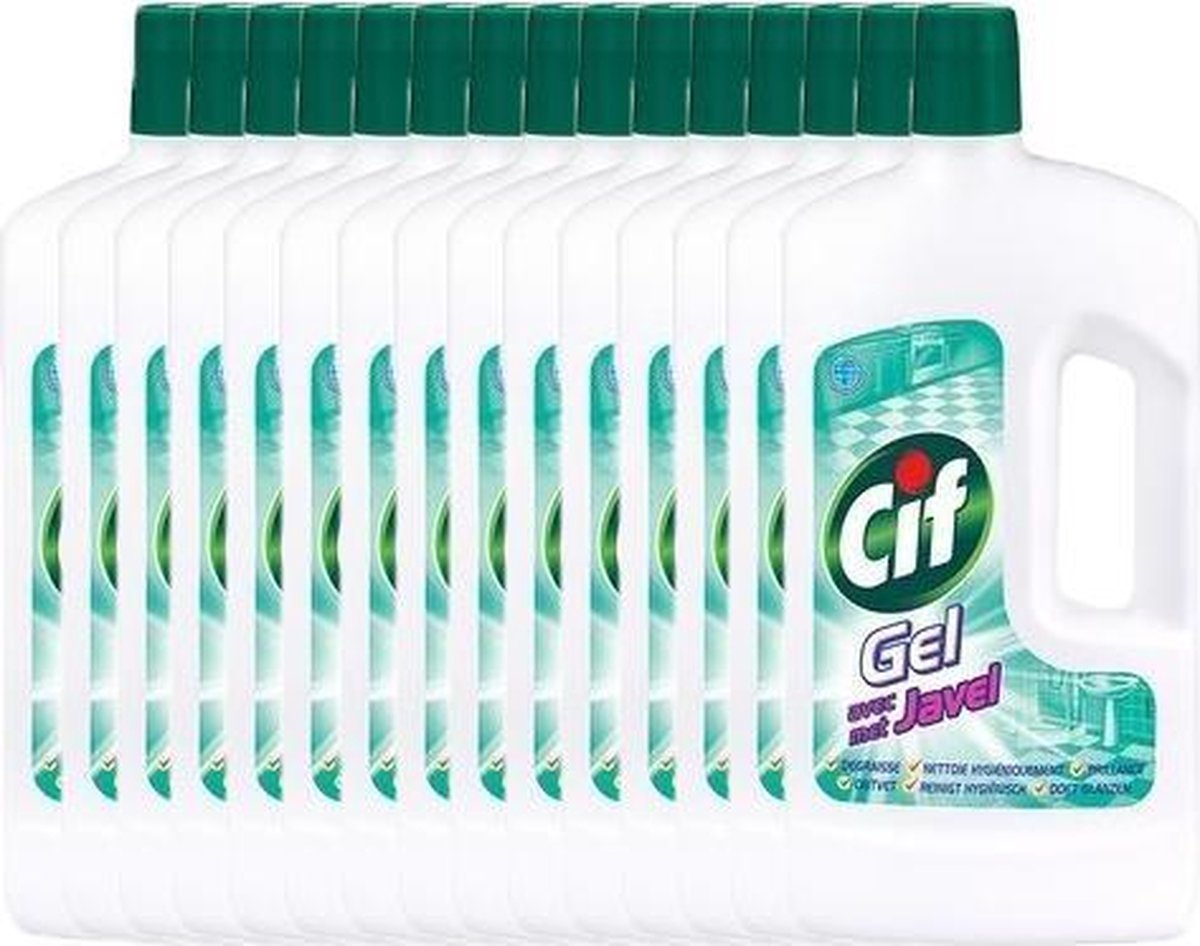 bol.com | Cif Gel met Javel Multireiniger - 15 x 1l - Voordeelverpakking