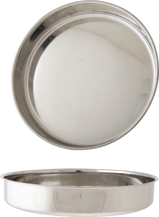 Cosy&Trendy Plateau - RVS - Rond - Ø 28 x 6 cm | bol.com