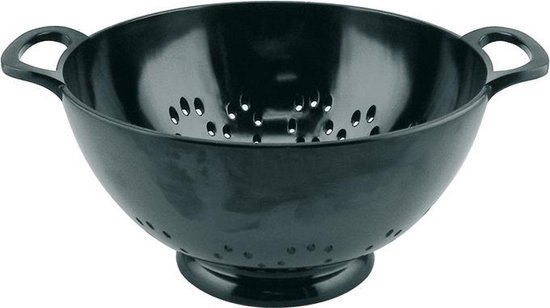 Zak!Designs Classic Vergiet - Melamine - Ø 23 cm - Zwart | bol.com