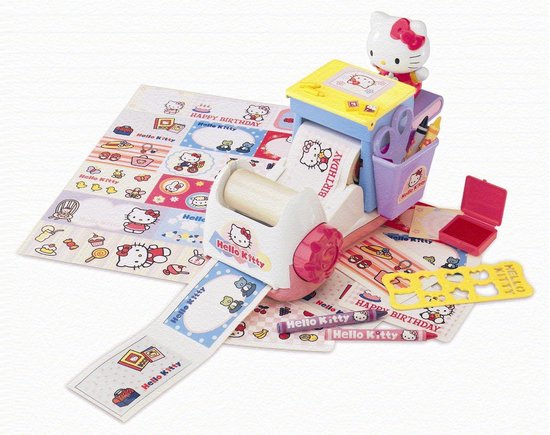hello kitty 2 in 1 sticker en card maker | bol