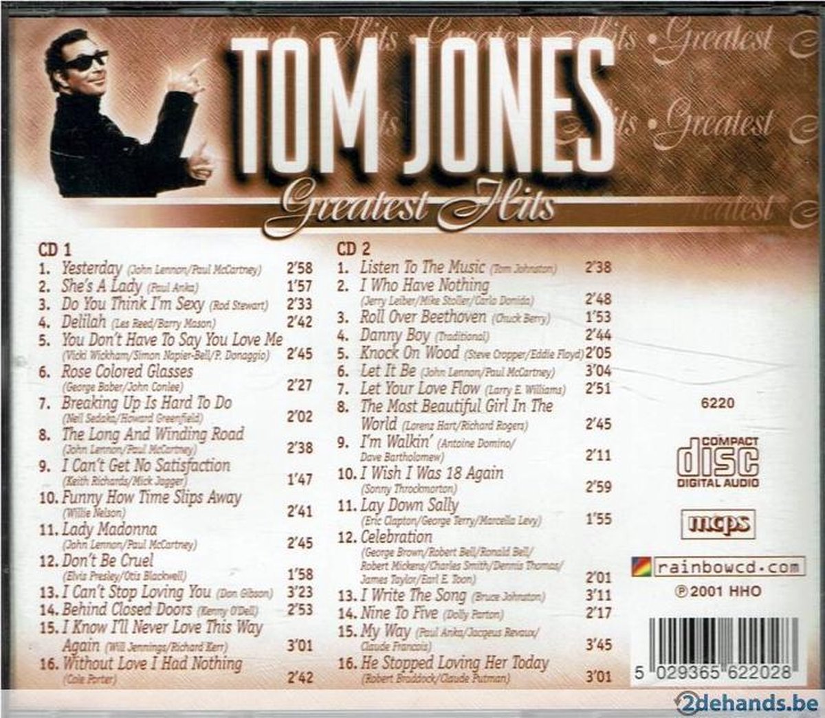 Greatest Hits, Tom Jones | CD (album) | Muziek | bol.com