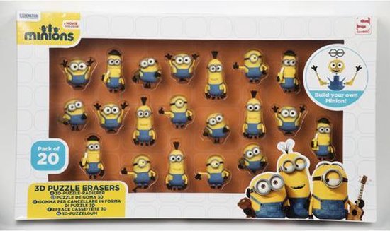3D Minions Gums - 20 Stuks | bol.com