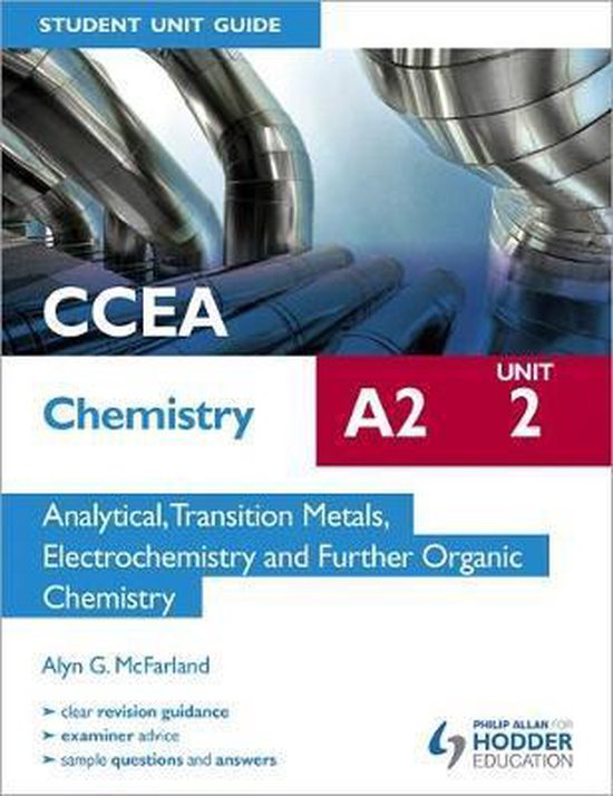 CCEA Chemistry A2 Student Unit 2 Alyn G Mcfarland 9781471800122 ccea-chemistry-a2-student-unit-2-alyn-g-mcfarland-9781471800122