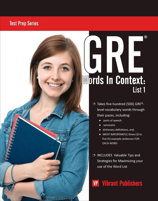 GRE Words In Context: List 1 (ebook), Vibrant Publishers | 9781311461933 | Boeken | bol.com