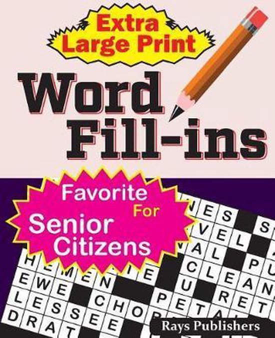 Extra Large Print WORD FILL-ins, Jaja Media | 9781544028439 | Boeken ...