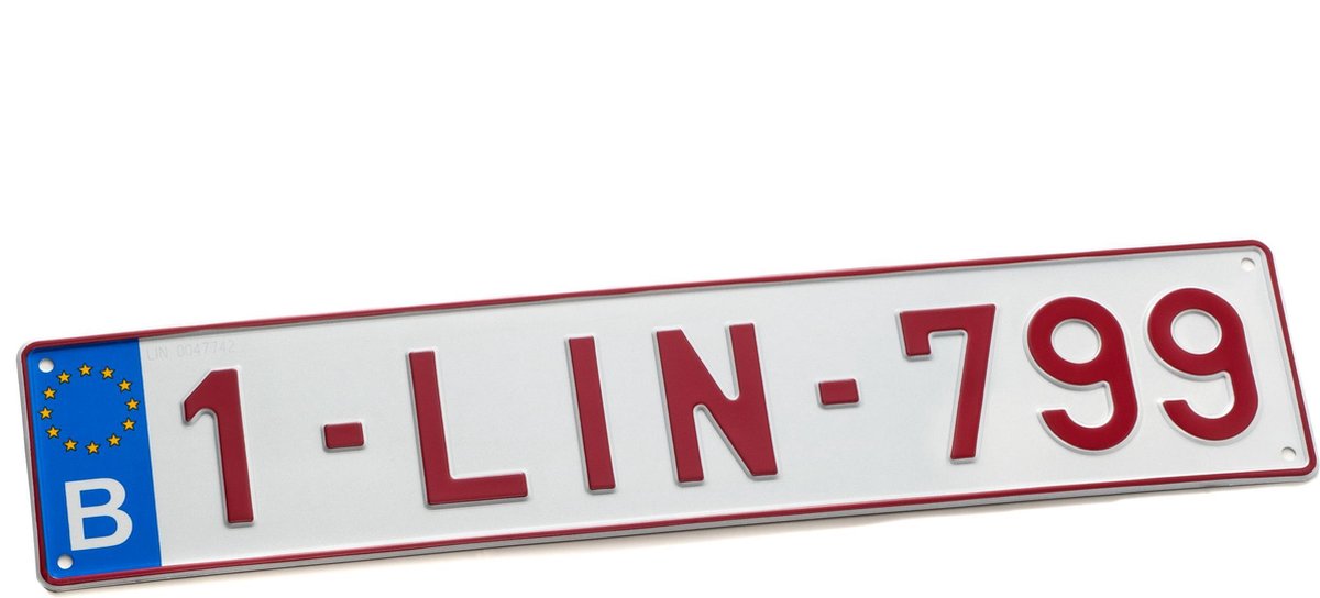 Nummerplaat 520 x 110 mm | bol