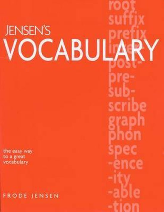 Jensen's Vocabulary, Frode Jensen | 9781886061453 | Boeken | bol