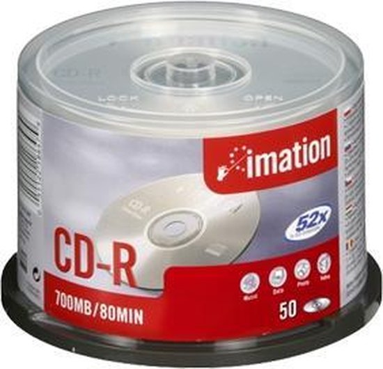 Imation CD-R 80 min/700 MB 50 stuks op spindel | bol.com