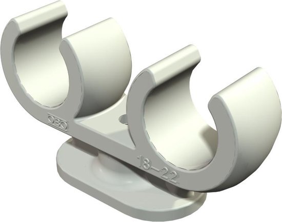 Klembeugel tweevoudig 18-22mm - 25 stuks | bol