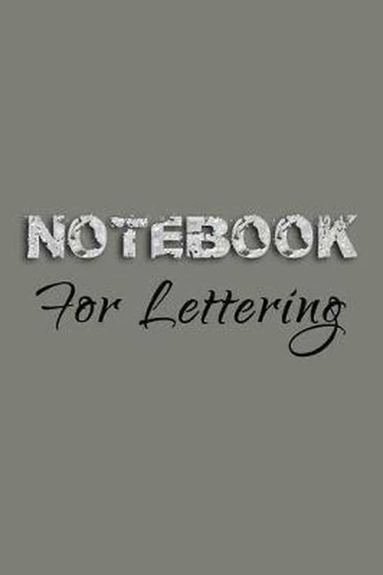 Notebook for Lettering | bol.com