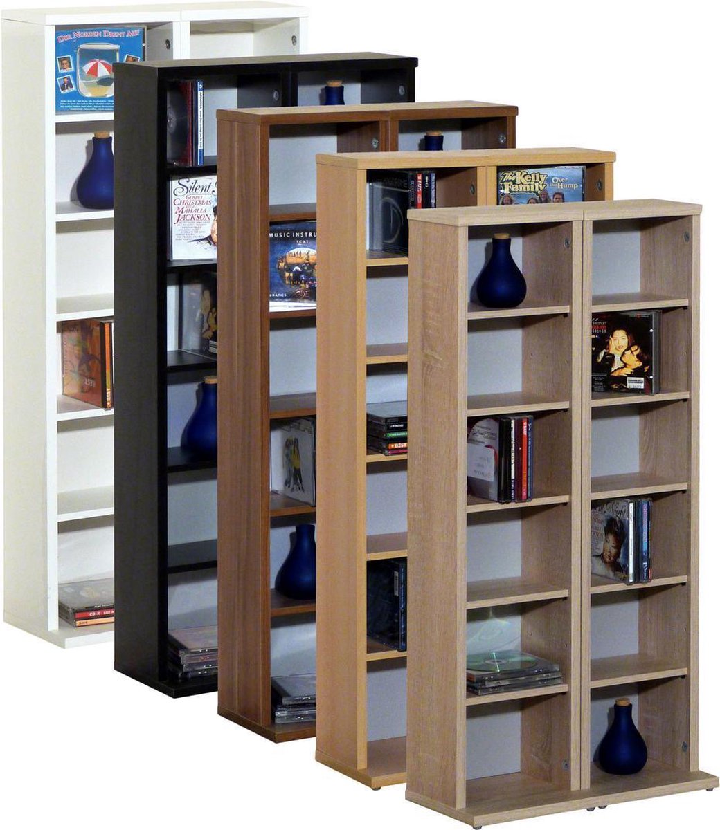 bol.com | CD DVD kast vakkenkast Milano wit