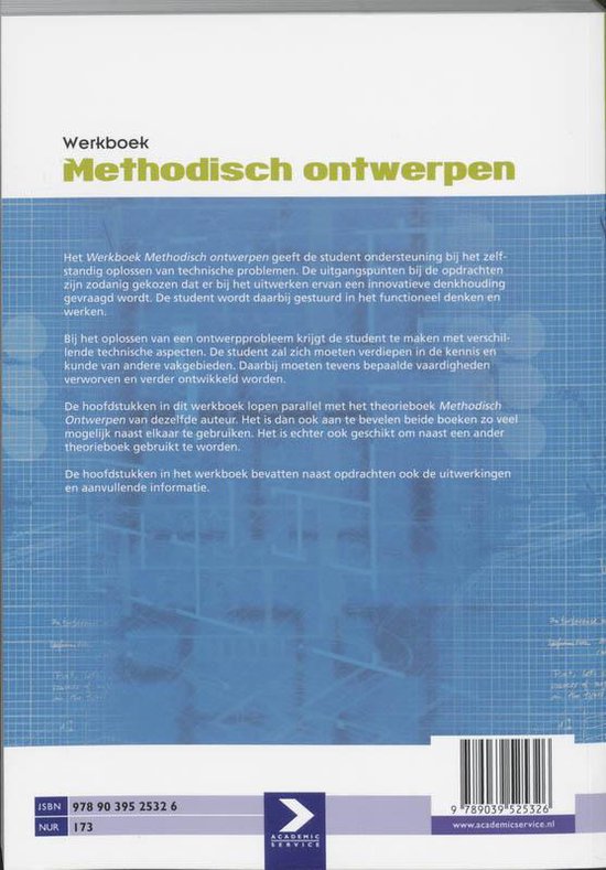 Methodisch ontwerpen, werkboek | 9789039525326 | J. de Beer | Boeken | bol