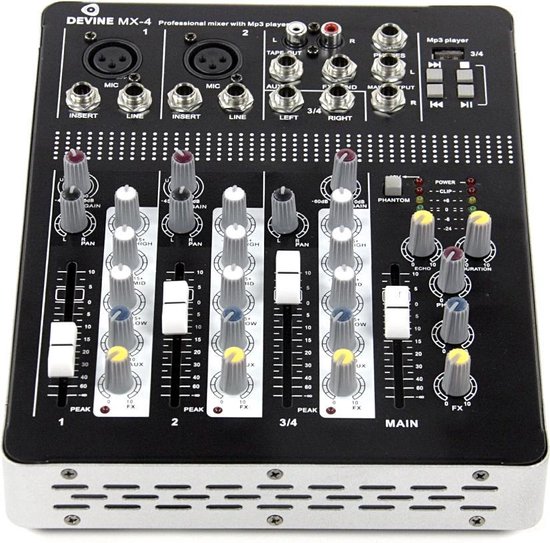 Devine MX-4 PA en studio mixer | bol.com