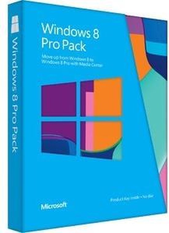 Microsoft Windows Pro Pack 8 - Engels / 32-bit/64-bit / PUP Medialess ...