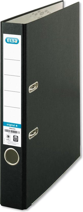 Ordner A4 Smal Karton Elba Smart Zwart | bol