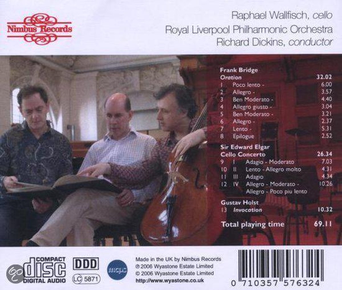 Raphael Wallfisch, Royal Liverpool Philharmonic Orchestra - Concertos For Cello &... | bol.com