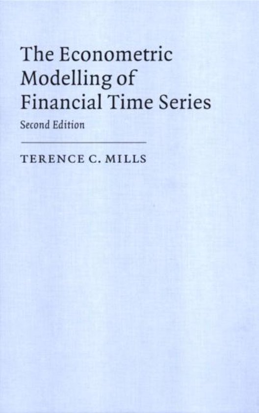 The Econometric Modelling of Financial Time Series | 9780521624138 ...
