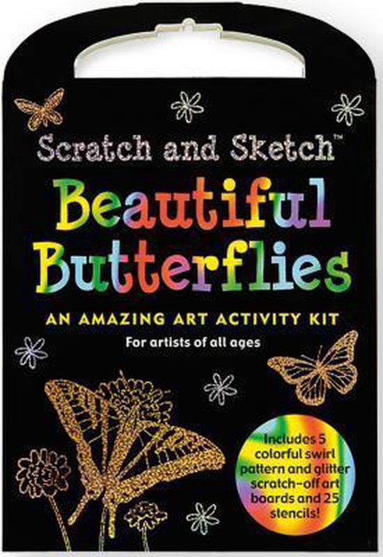 Beautiful Butterflies Scratch & Sketch Kit | 9781441313249 | Boeken | bol