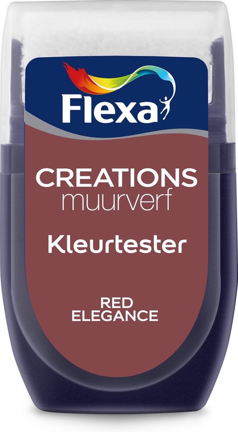 Flexa - Creations - Muurverf - Kleurtester - Red Elegance - 30 ml | bol