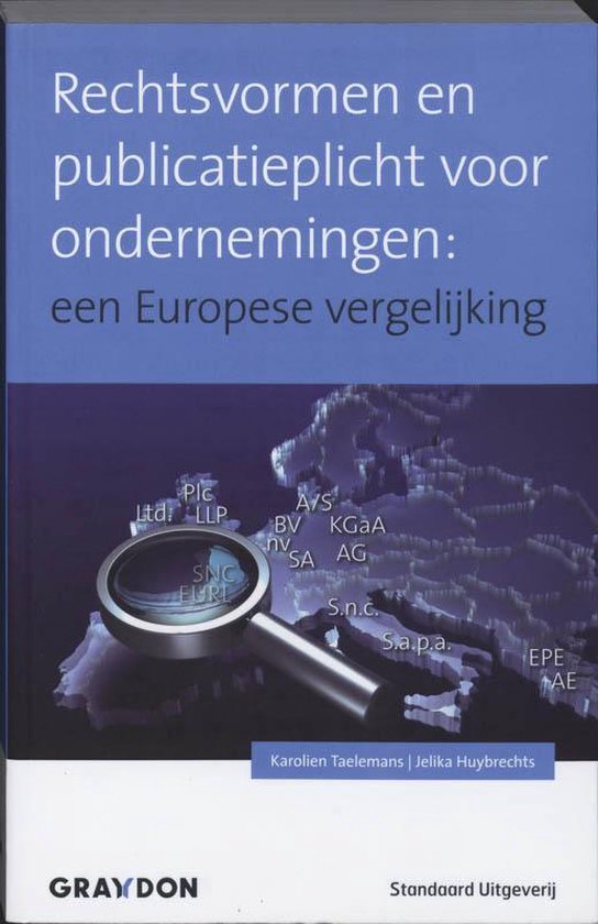 Rechtsvormen En Publicatieplicht Voor Ondernemingen | 9789034193018 | K ...