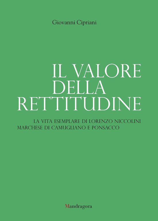 Il valore della rettitudine (ebook), Giovanni Cipriani | 9788874614110 ...