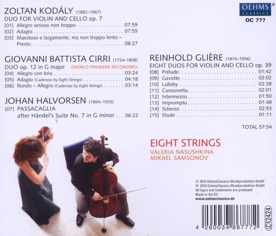 Eight Strings - Duos For Violin And Piano (CD), Eight Strings | Muziek ...