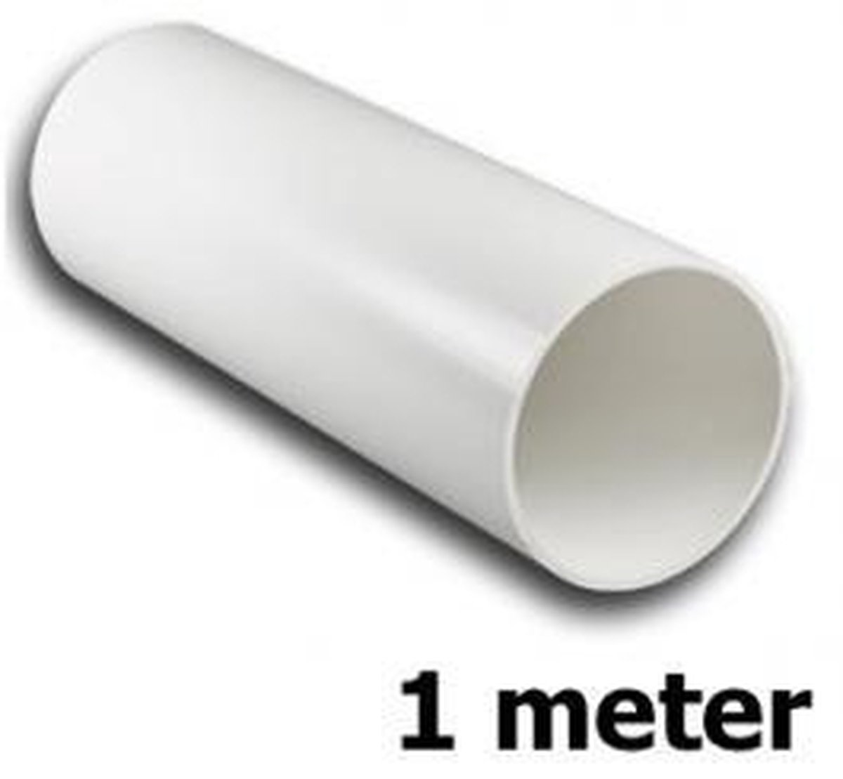 Ventilatieshop Ventilatiebuis - Kunststof - Ø 125mm - Lengte 1 meter | bol.com