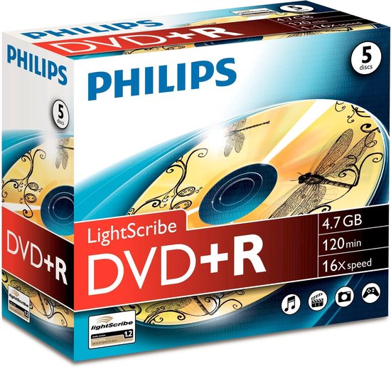 Philips DVD+R DR4L6J05C/00 | bol