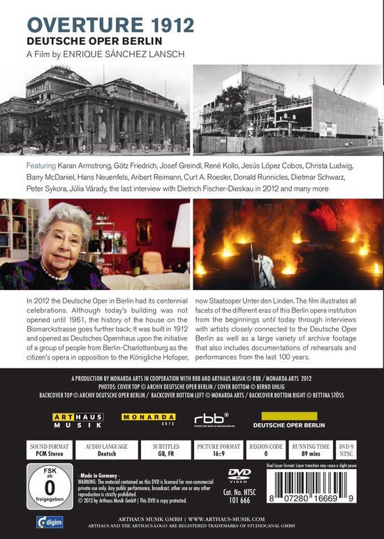 Overture 1912, Film Over Deutsche O (Dvd) | Dvd's | bol.com