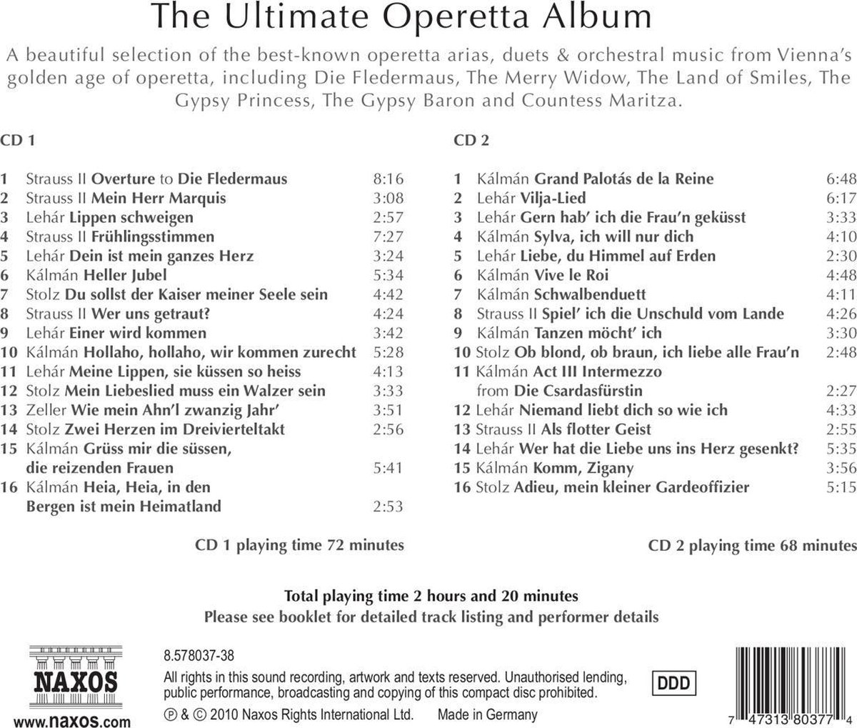 The Ultimate Operetta Album, various artists | CD (album) | Muziek ...