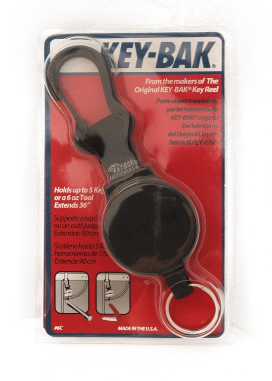 Rieffel Key-Bak Schl sselrolle Karabinerhaken 90cm KB 6C | bol