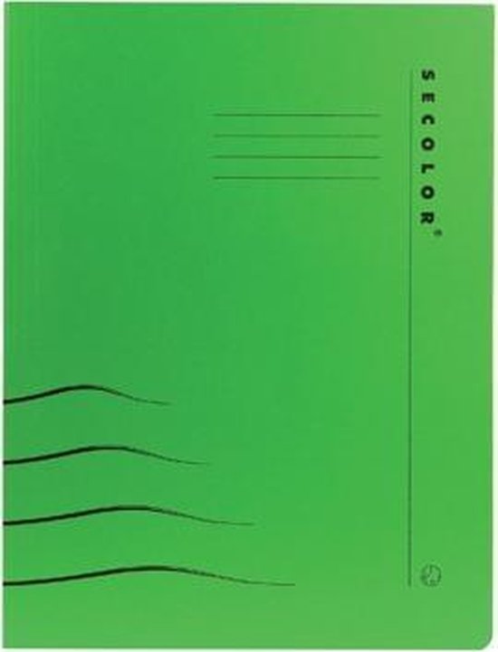 Clipmap Secolor A4 1 klep 270gr groen | 50 stuks | 10 stuks | bol.com