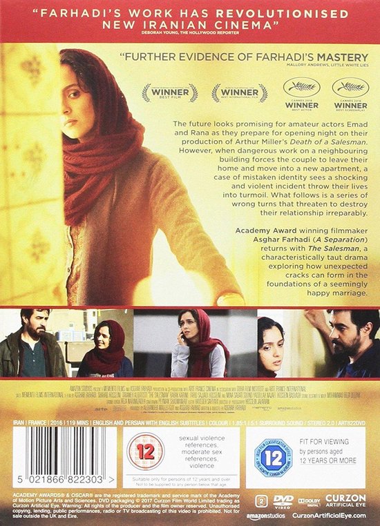 Forushande (Aka The Salesman) [DVD] (Dvd) | Dvd's | bol.com