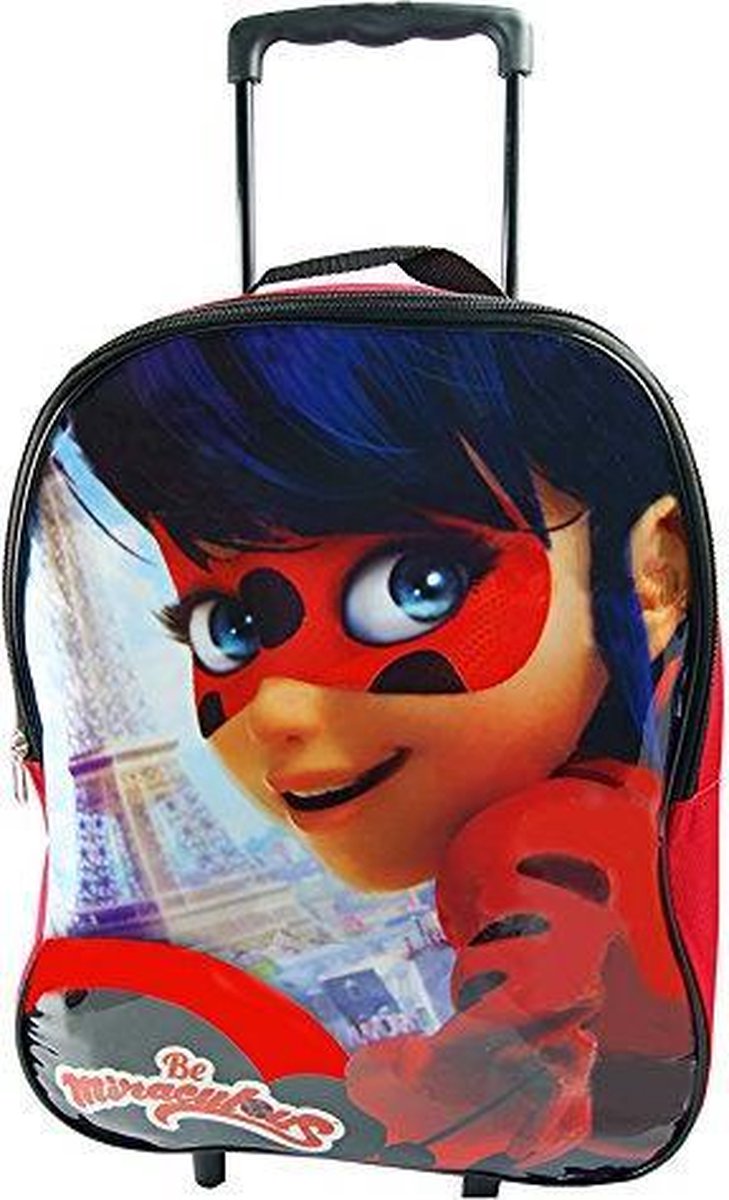 MIRACULOUS Ladybug & Cat Noir Trolley Koffertje Logeren Vakantie Koffer ...
