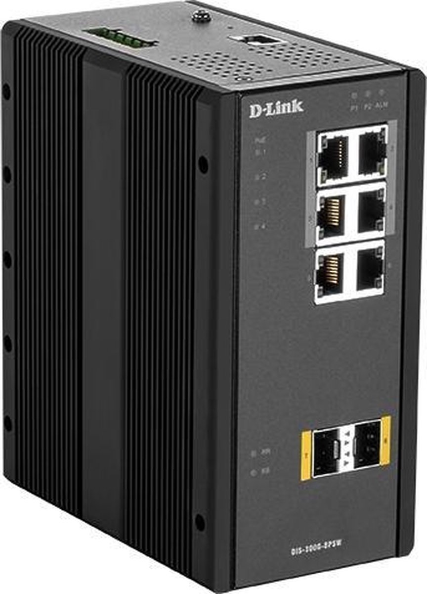 D-Link DIS‑300G‑8PSW Managed L2 Gigabit Ethernet (10/100/1000) Power ...