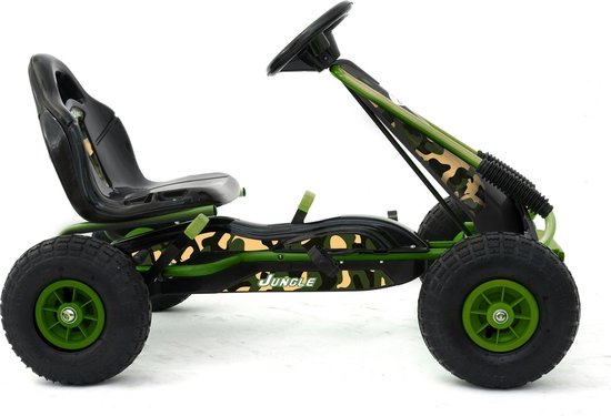 Ricco PB9588A Camouflage Go Kart Skelter met luchtbanden | bol.com